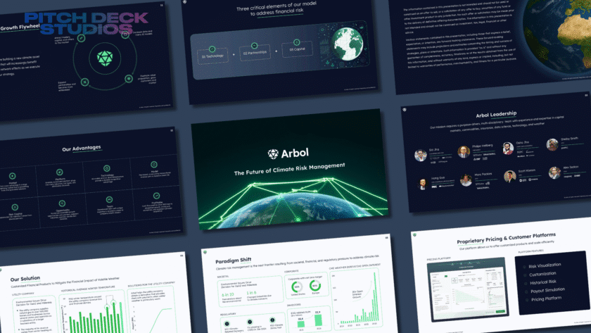 Arbol Pitch Deck Template - Pitch Deck Studios